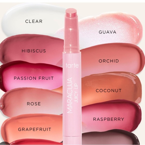 tarte | Makeup | Tarte Maracuja Juicy Lip Balm Lipgloss In Hibiscus ...
